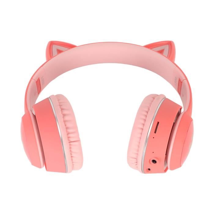 Zerone Casque Cat Ear pour enfants Écouteurs Cat Ear pour Enfants, BT 5 ...