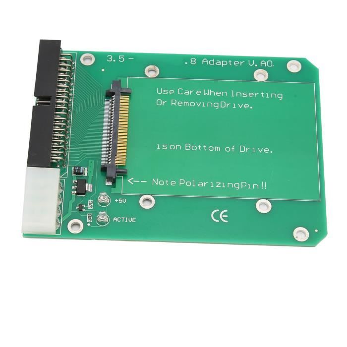 Qiilu Adaptateur de disque dur IDE Carte Adaptateur IDE, Convertisseur ...