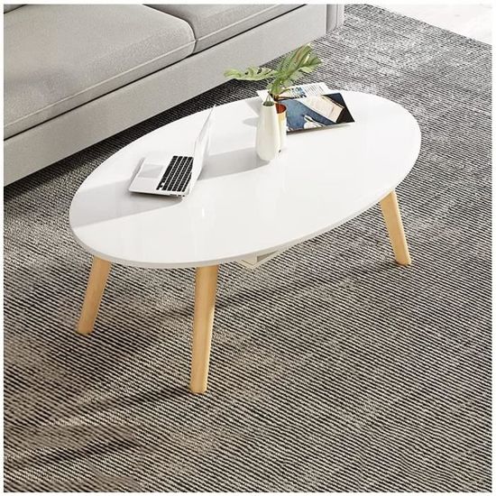 Table basse design simple Table basse Table cocktail moderne ovale ...