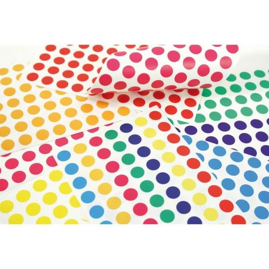 Sachet 6 planches gommettes 8mm orange - Cdiscount Jeux - Jouets