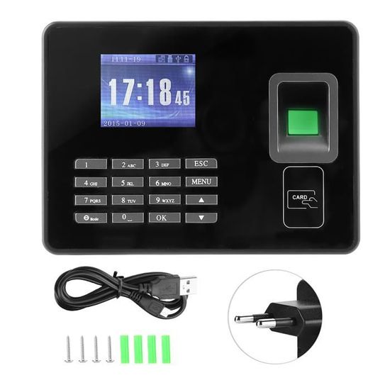 Machine de pointage d'empreintes digitales à reconnaissance faciale ...