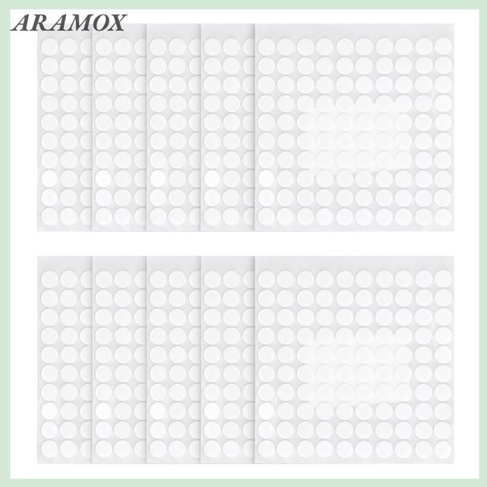 10 feuilles de mousse rondes Adhesive PE Craft Mousse Boulette double ...