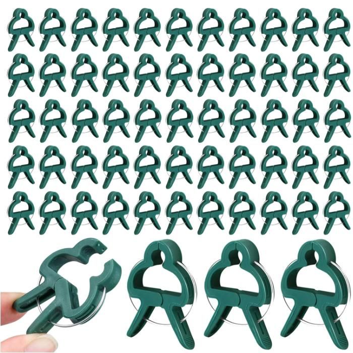 100 Pièces Clips de Support pour Plantes,Pinces à Plantes Réutilisable ...