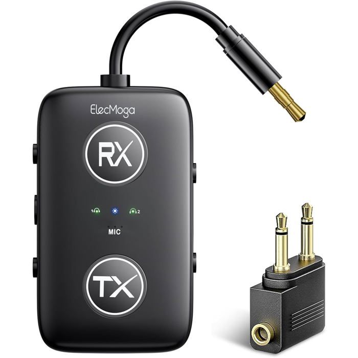 2025 Upgraded Airplane Bluetooth 5.4 Adapter with aptX Adaptive ...