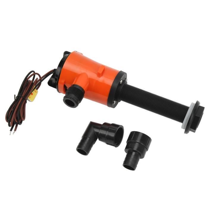 Akozon pompe de cale de bateau Aérateur Livewell Pompe 800GPH 12V 4.0A ...