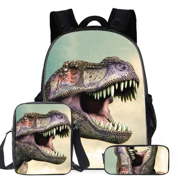 3pcs Sac a Dos - 40x30x15cm - jurassic dinosaur - Convient aux voyages ...