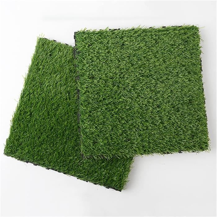 Tapis De Gazon Synthétique Dalle De Terrasse De Patio Pour L'Extérieur Avec Trou De Vidange ...