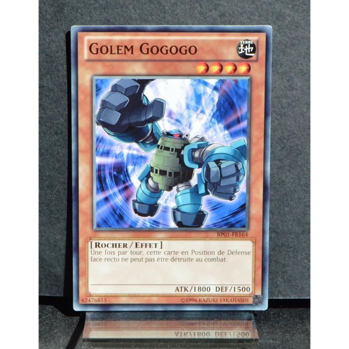 Carte YU-GI-OH BP01-FR164 Golem Gogogo NEUF FR - Cdiscount Jeux - Jouets