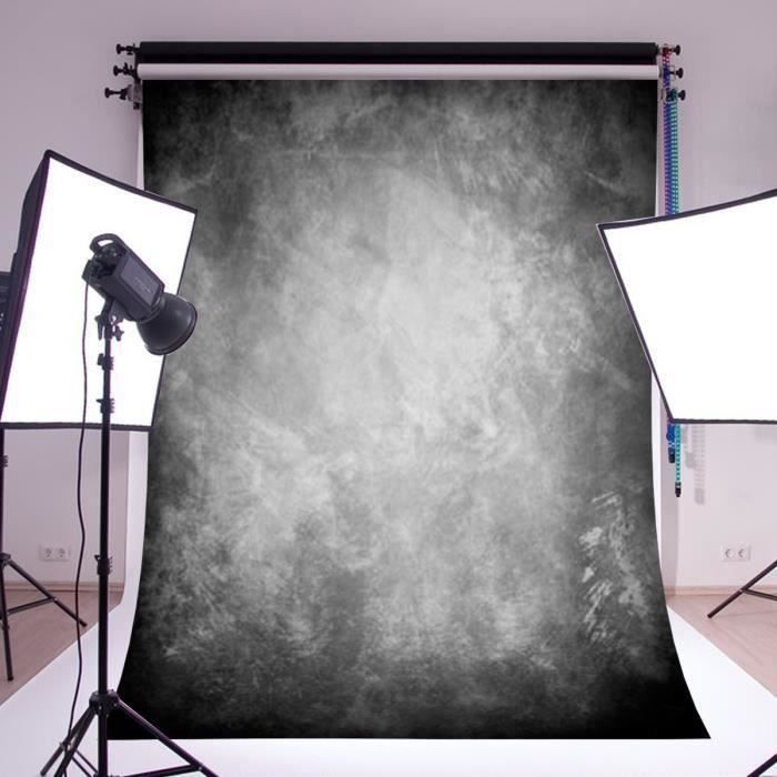 Toile de Fond Backdrop Tissu 1.5x2.1m Nuage Noir Mur Photographie ...