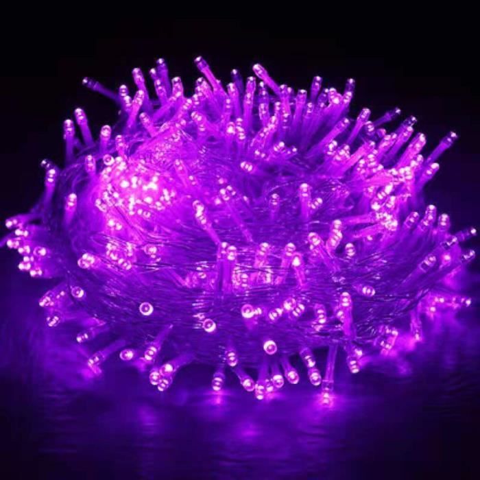 10m 100 leled - Violet - Guirlande Lumineuse Led Imperméable Pour Arbre ...
