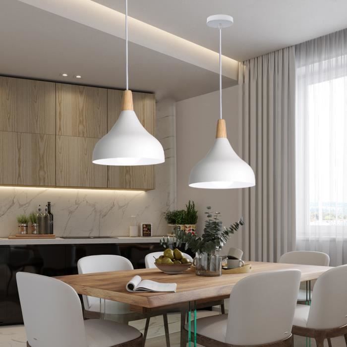 Sayoo Lustre Suspension Plafond Vintage Industrielle, Plafonnier Abat ...