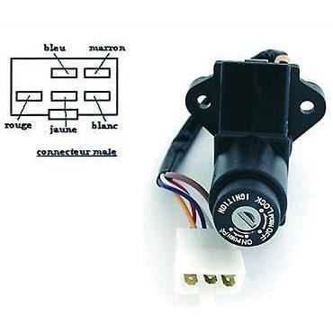 KAWASAKI GPZ 750 GPX 750 ZEPHYR 750 CONTACTEUR A CLE - Cdiscount Auto