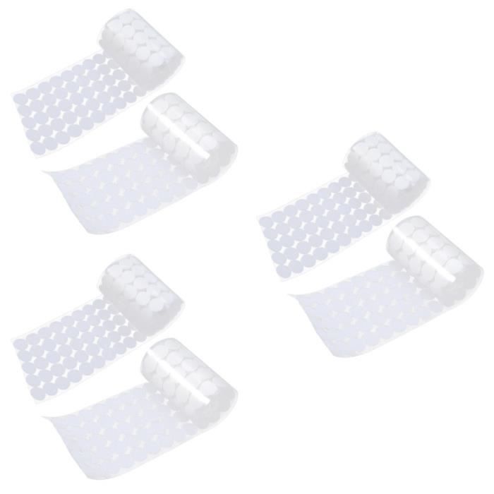 1500 pcs 20mm Diamètre arrondi rond rubans collants Crochet boucle ...