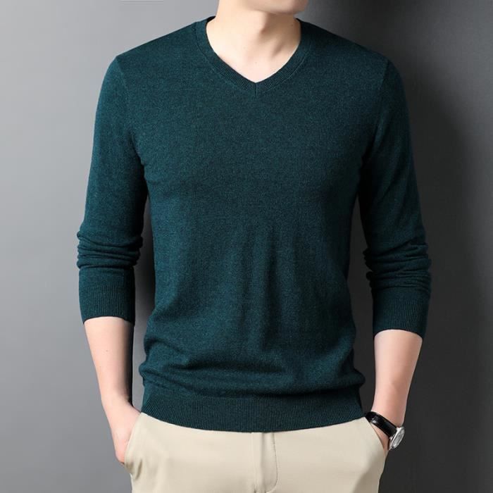 Modèle Tricot Pull Homme Col En V - Collaborative