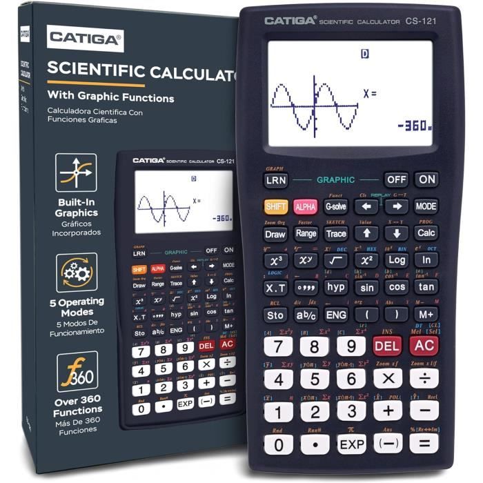 Calculatrice Scientifique Avec Fonctions Graphiques – Plusieurs Modes ...