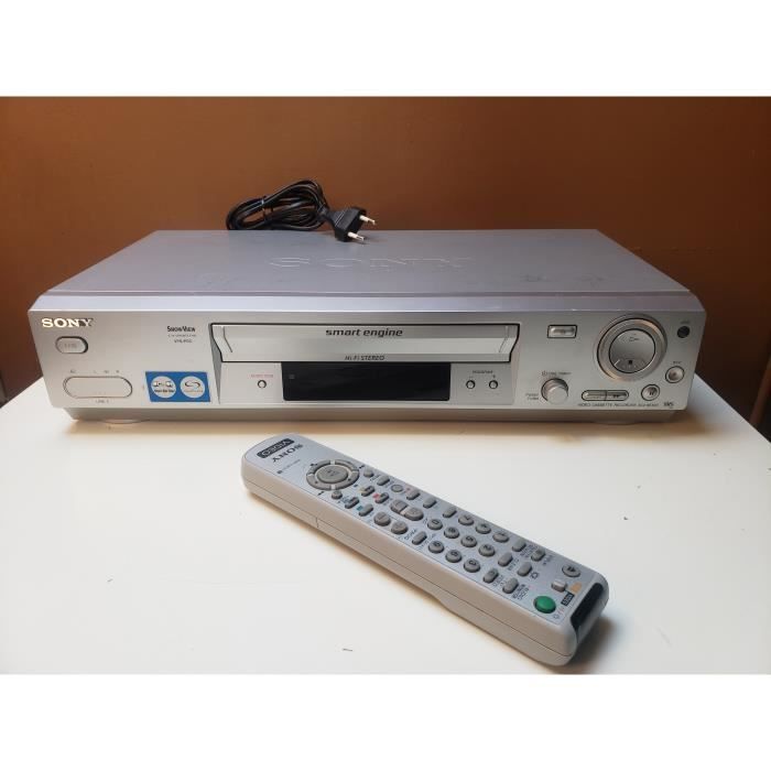MAGNETOSCOPE SONY SLV-SE820 LECTEUR ENREGISTREUR K7 CASSETTE VIDEO VHS VCR + TEL FORMAT PAL ...