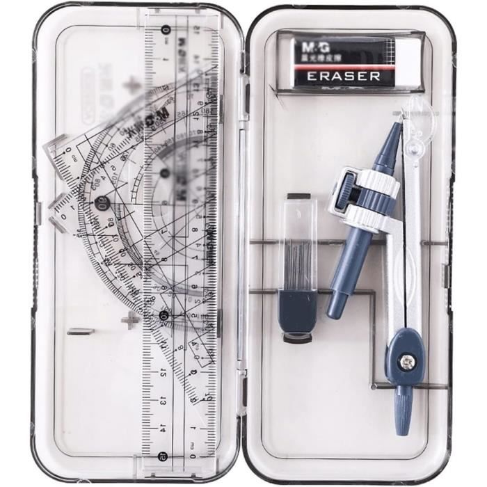 Compas de Dessin Outils de Dessin Kit de géométrie Ensemble de kit de ...