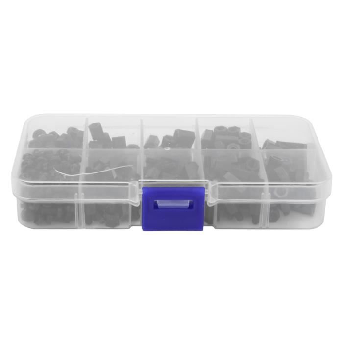 Tbest Nylon Screw Kit, Assorted Kit Hex Screw Nut, Industrial for ...