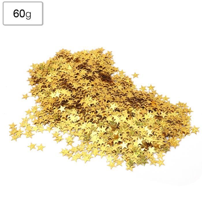 TMISHION confettis 4000pcs 10mm PVC Star Table Confetti Sprinkles pour ...