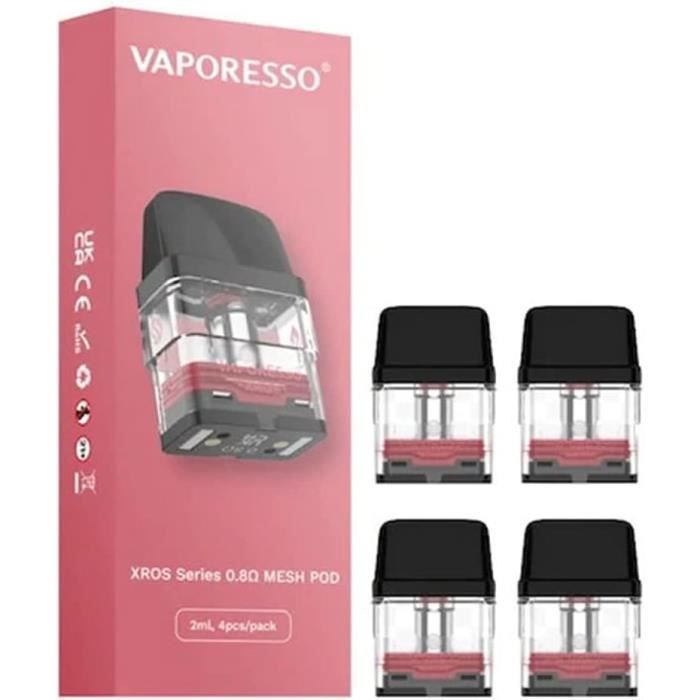 Original Xros Pod 2Ml Cartridge 0.8Ohm Series Coil Dl Mtl Pod E Cig Fit ...