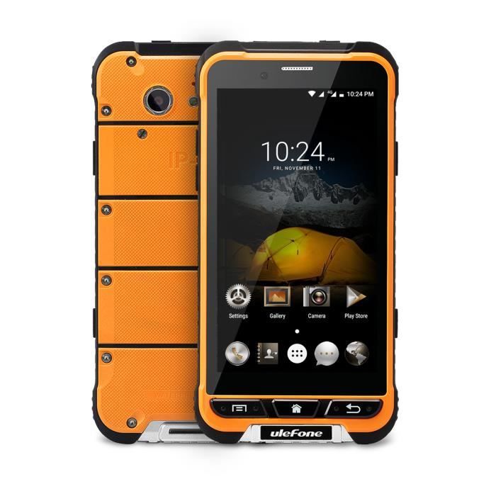 Ulefone armure IP68 téléphone 4G avec 3 Go de RAM 32 Go ROM - orange ...
