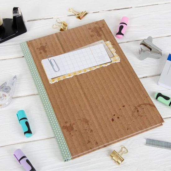 Carnet De Notes Xxl Marron À Compléter Personnaliser Couverture Rigide ...