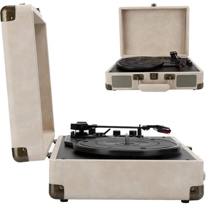 VSDEXR Tourne-Disque rétro, Tourne-Disque Vinyle, Tourne-Disque ...