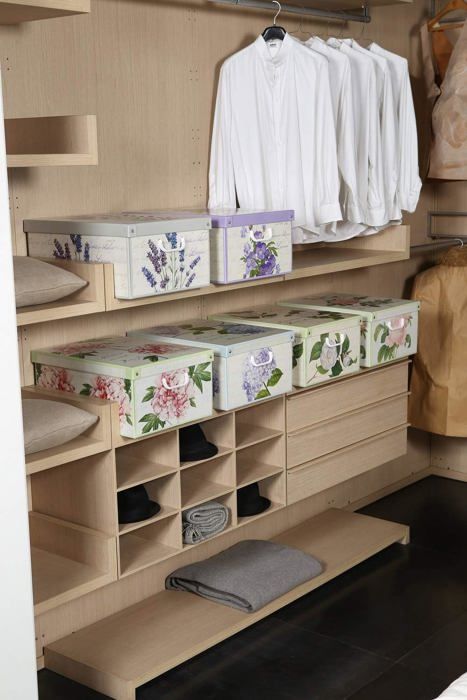 Lot de 2 boîtes de rangement en carton, avec couvercle, pour ranger ...