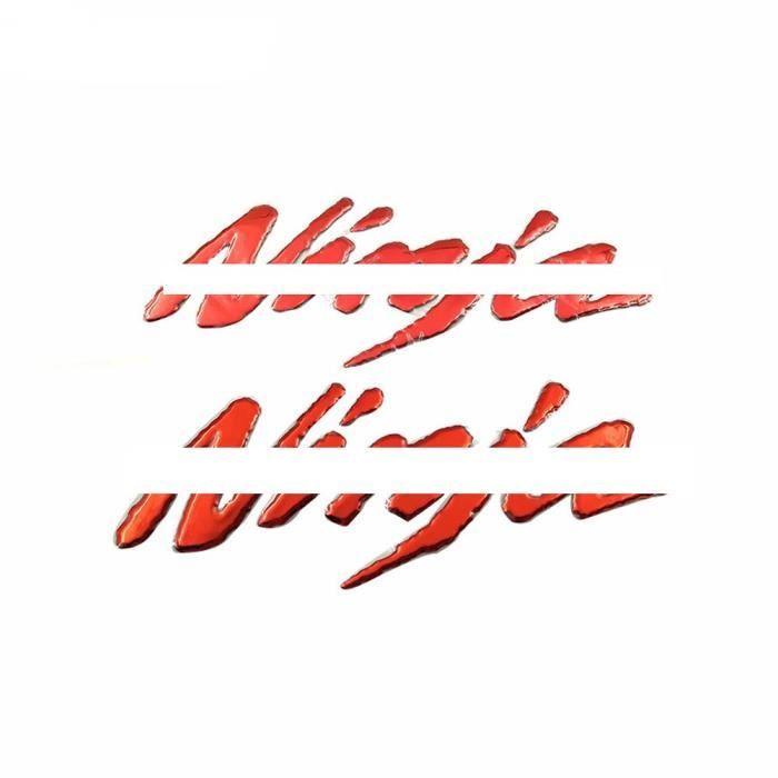 Ninja vert - Moto 3D Emblème Badge Autocollant Réservoir Roue Ninja ...