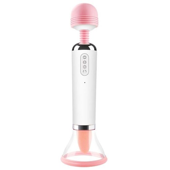 Double uSe rose Stimulator Clitorial Sucking Toy for Women,12 Sucking modes with Heating Tongue ...