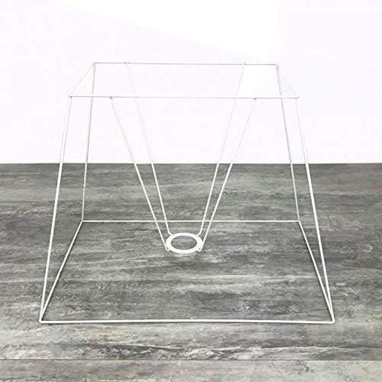 Carcasse Abat-Jour Rectangle 40 Cm, Armature Rectangulaire 4 Branches ...