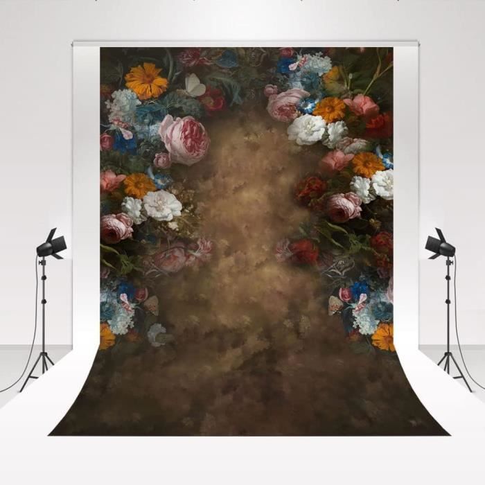Studio Backdrop Fond Marron 2.5 * 2.5m-8 * 8ft Toile de Fond pour ...