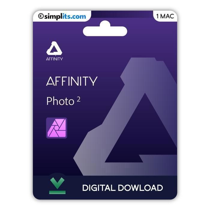 Affinity Photo 2025 (Mac) - Activation Perpétuelle - À télécharger - 1 Mac - Non compatible ...