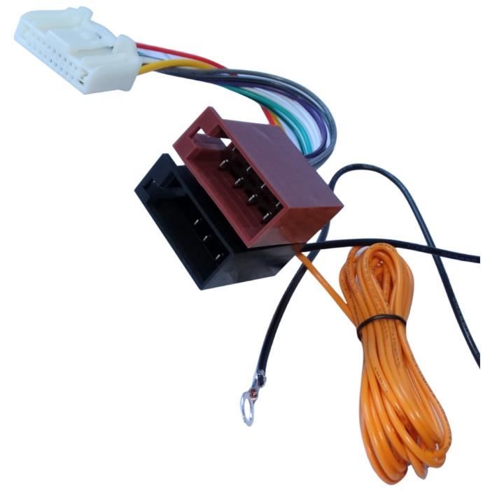 Aerzetix: Adaptateur faisceau câble fiche ISO pour autoradio d'origine ... Aerzetix: Adaptateur faisceau câble fiche ISO pour autoradio d'origine ...