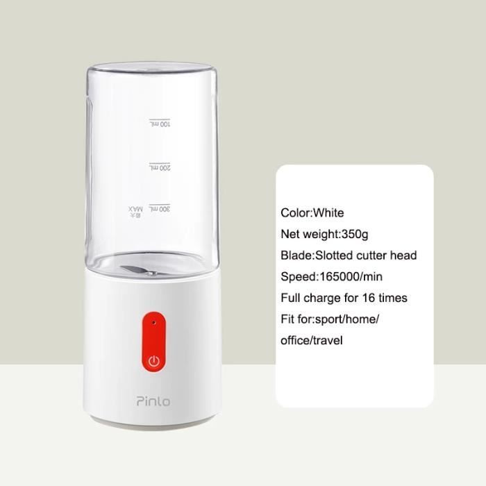 Nouveau Pinlo 300ml - Presse-fruits électrique Ju479 de 350ml, portable ...