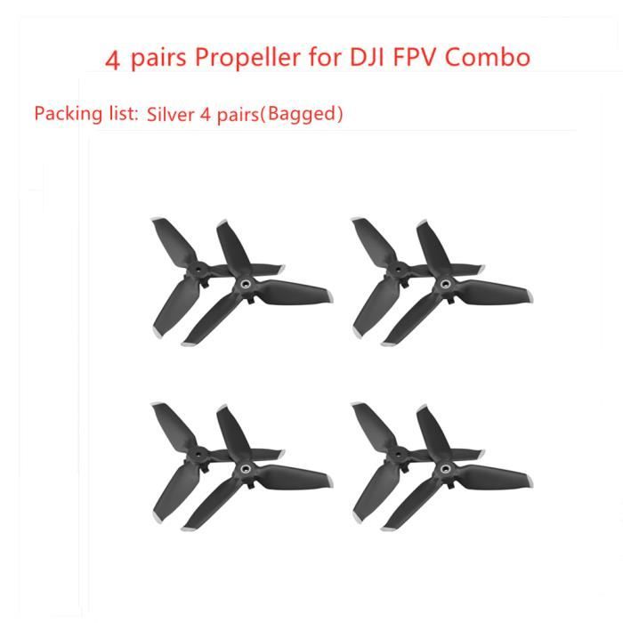 Silver 4 paires - Hélice Pour Drone Dji Fpv Combo 5328s, Accessoires ...