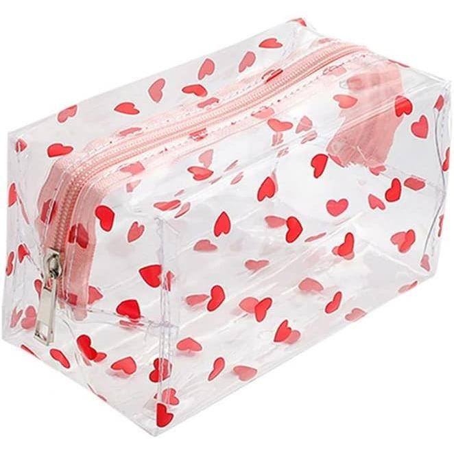 1 Grande Trousse À Crayons Transparente En Pvc Transparent Pour Femme ...