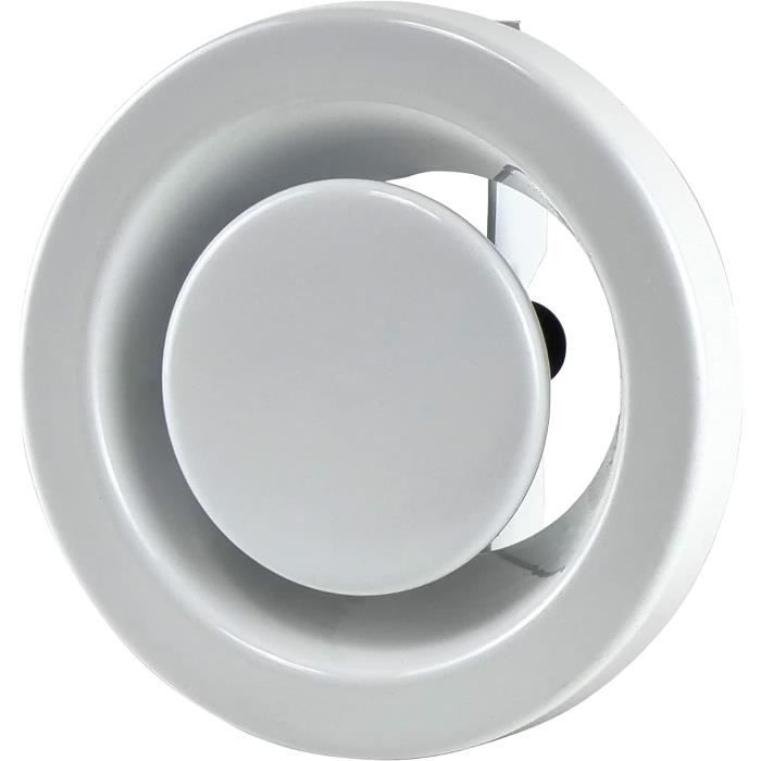 80mm Valve à Disque Réglable - Diffuseur-Grille D'aération - Vanne à ...