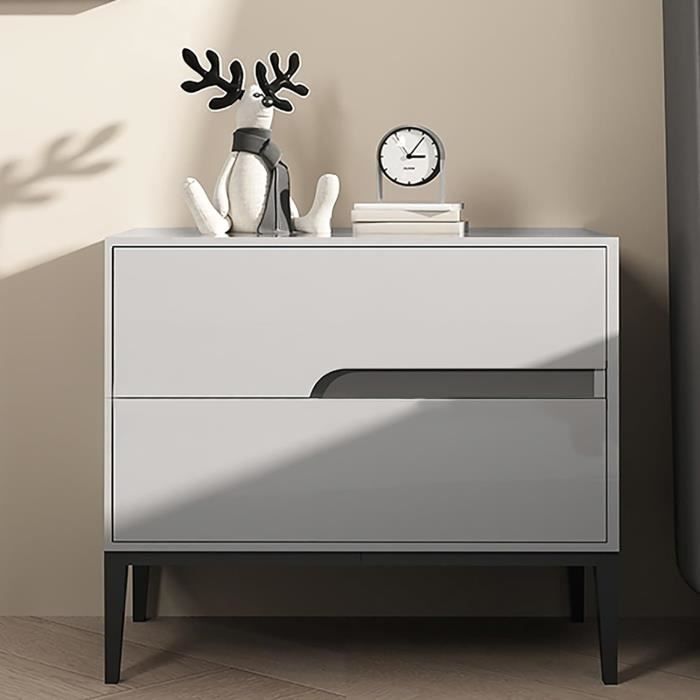 Table de Chevet Moderne Simple en Bois Massif Table de Chevet créative ...