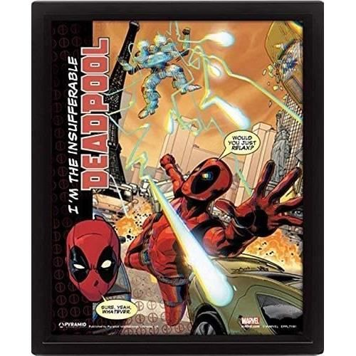 DEADPOOL - 3D Lenticular Poster 26X20 - Attack : P.Derive , ML ...