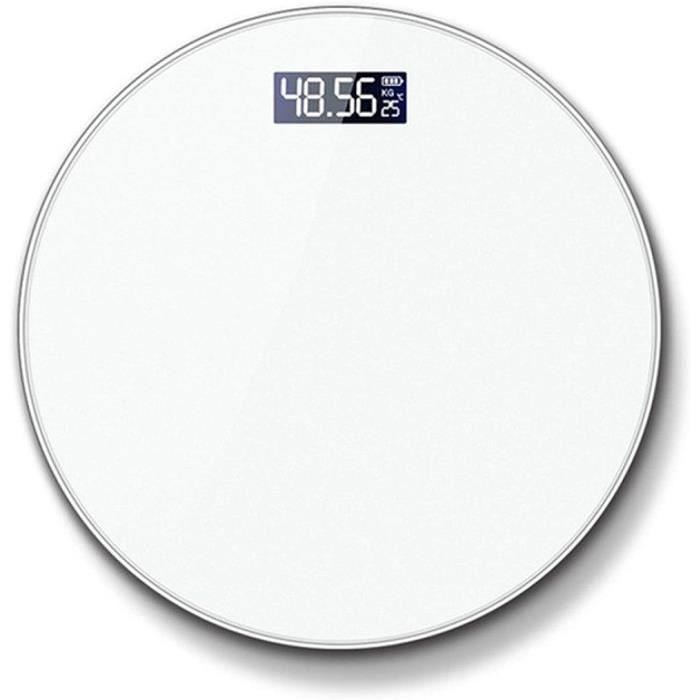 Pèse-Personne, pèse-Personne Rond en Verre trempé pèse-Personne ...