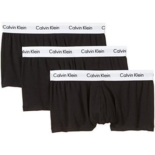Calvin Klein Underwear - Low Rise Trunk - Boxers - Lot de 3 - Uni ...