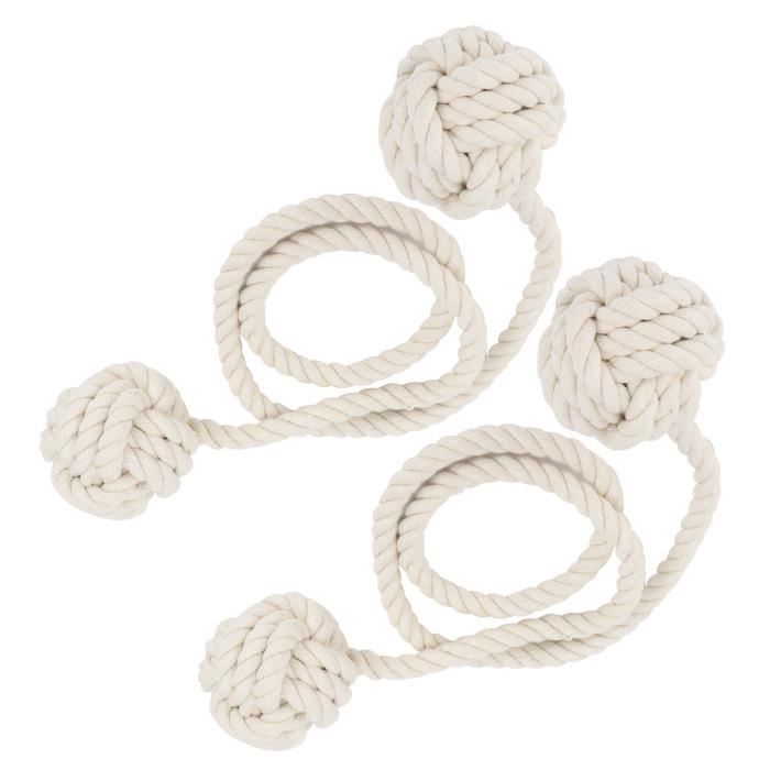 Attache de corde de draperie Embrasse de corde Embrasses de rideaux ...