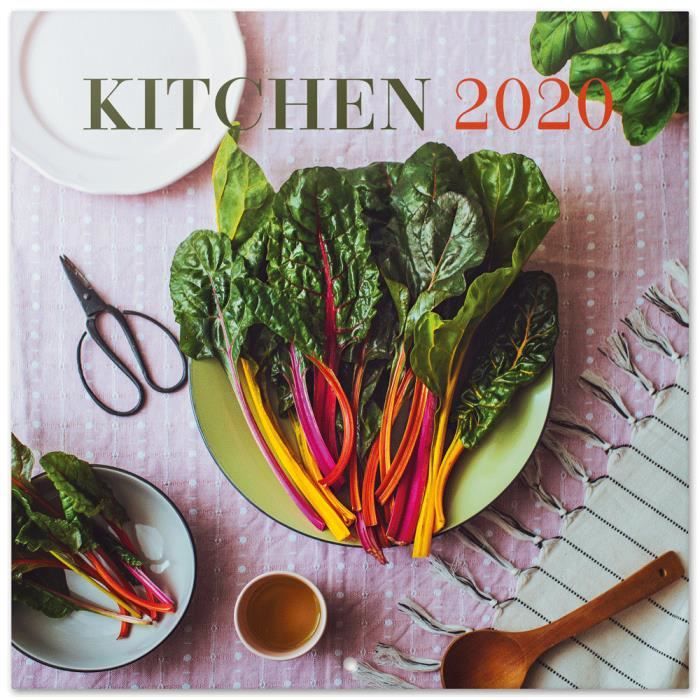 Calendrier 2020 30X30 Kitchen - Cdiscount Beaux-Arts et Loisirs créatifs