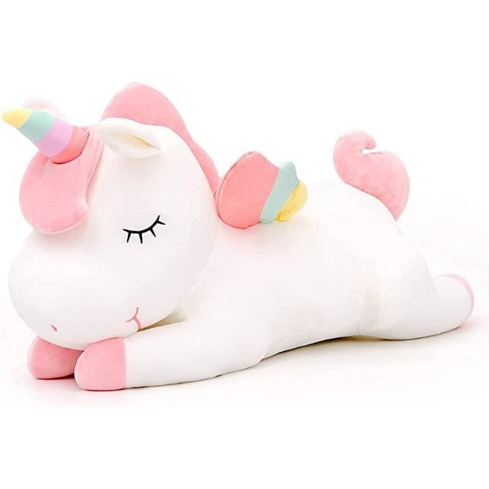 KREKCO Licorne en Peluche Mignonne Douce avec Ailes Arc-en-Ciel - Jouet ...