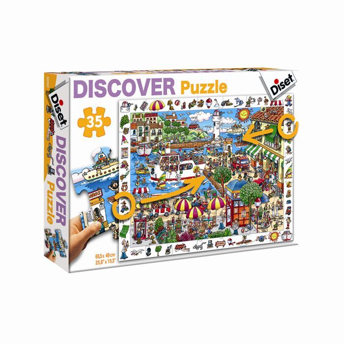 Diset Puzzle Découverte Port - 35 pcs - Cdiscount Jeux - Jouets