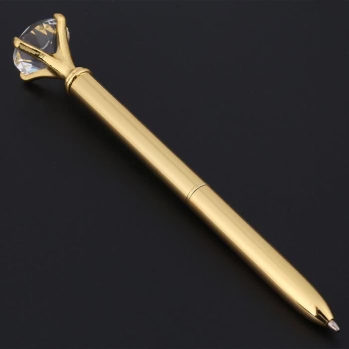 Grand Cristal Diamant Stylo À Bille En Cristal Strass Cristal ...