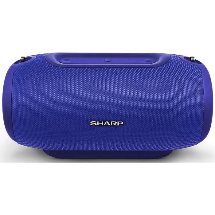 SHARP GX-BT480(BL) Enceinte Portable Bluetooth IP54 etanche 20 Heures d ...