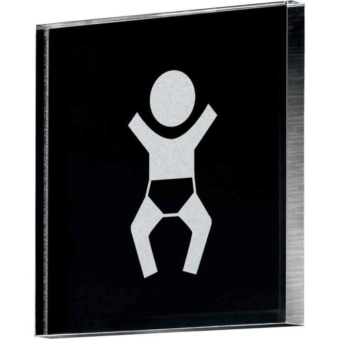 Pictogramme mur/porte - SIGEL - Relais bébé - Acrylique 3D - Couleur ...