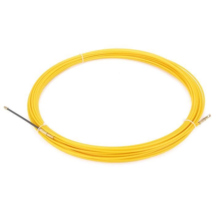 82 Feet (25M) Glass Fiber Fish Tape Dia 0.12in (3mm) Electrical Wire ...